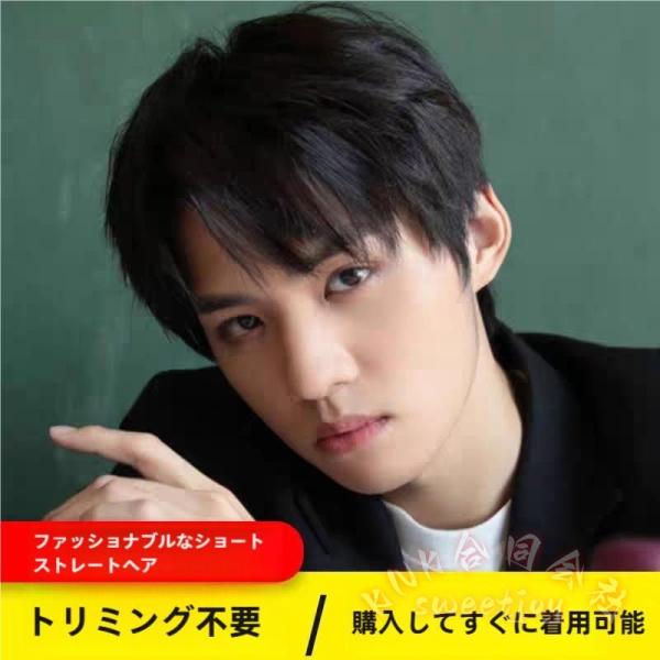 【品名】：メンズウィッグ【タイプ】：全4タイプ【頭周り】：S (52-56CM)            M (57-60CM)【素材】：人毛100％【産地】：中国ウィッグ ロング ショート　フルウィッグ 部分ウィッグ　つけ毛　グラデーション...