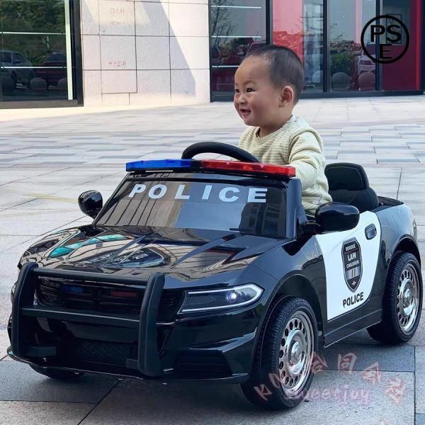 乗用玩具 電動乗用カー 乗用リモコンカー 電動自動車 パトカー 電動ラジコンカー ベビー電動自動車 揺れ機能付き リモコン付き 子供用 リアルな車体 屋外 散歩