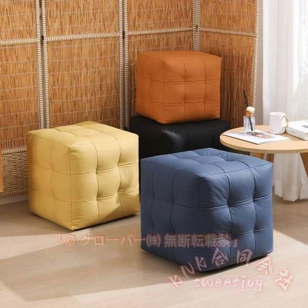 【生地】：PVCレザー【生産国】：中国【サイズ】：38*38*38/45*45*45cm　　【中身】：柔らいビーズ 好みで硬さを変えられるのも良いです。【高級感】：PU(ポリウレタン)の合成皮革の張地は、柔らかくしなやかで、より本革に近い質...