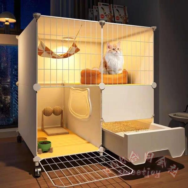 猫ケージ トイレ付 大型 キャットケージ ペット 猫ベビー ケージ屋内猫ベビーサークル 檻 ねこ ネコケージ 猫ハウス 2段 3段 多頭飼い 室内飼い 保護 脱走防止う