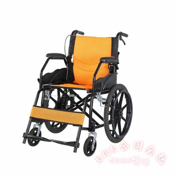 自走式 アルミ製 車椅子折り畳み車椅子 車椅子 軽量 介助ブレーキ付き 車いす 介護・介助用 移動＆歩行支援 自走介助車椅子 旅行用 外出用 介護用品