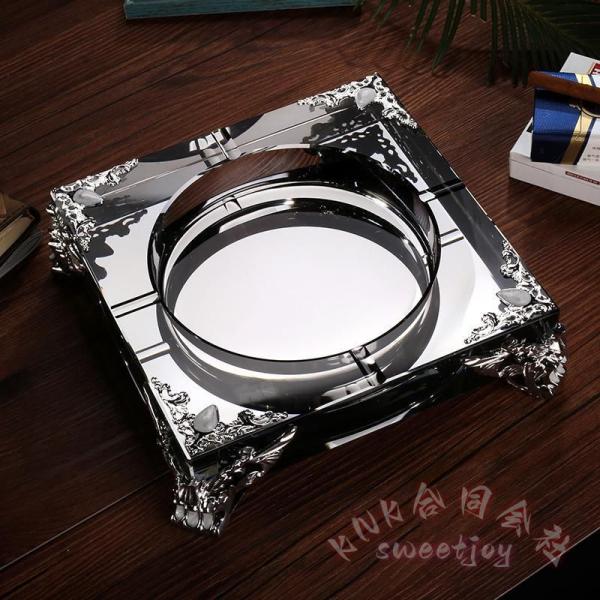 ■ 品名：灰皿■ 素材：合金+ガラス■ カラー：全2色■ サイズ：20*20cm■ 重さ(約)：3000g灰皿 おしゃれ 卓上灰皿 業務用 父の日 母の日 ギフト 喫煙 男性へ メンズ プレゼント 贈り物 おしゃれ タバコ Men's おしゃれ