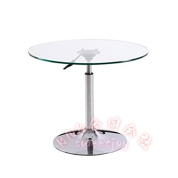 【組み立てが必要】材質: ガラスデスクトップ+金属, 寸法: 幅×60/70CM奥行×60/70CM高さ65-93CM, 色: 写真が示すように【関数】ソファサイドテーブル、新聞テーブル、小さなコーヒーテーブルとしても使え、とても便利で実用...