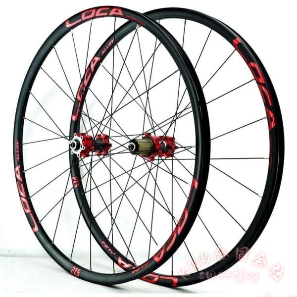 26/27.5/29インチホイールセット：ディスクブレーキ、7/8/9/10/11/12スピードカセットフライホイール。便利な設置：フロントオープンファイル100mm、リアオープンファイル135mm。ステンレススチールラウンドスポーク24H...