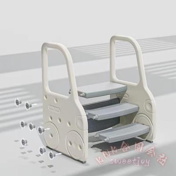 子供 踏み台 2段 3段 キッズ ステップ台 おしゃれ 手すり付き 滑り止め 洗面所 手洗い トイレトレーニング 男の子 女の子 安全 安定性 素材：HDPEサイズ:3段:(約)44.5*44*70.5cm耐荷重：約40KG特徴：●手すり付...