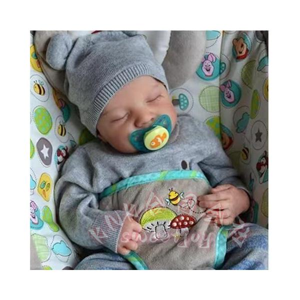 48cmリボーンドール赤ちゃんリアルな赤ちゃん人形手作り幼児人形ビニールシリコンリアルな赤ちゃん人形新生児リボーンガールおもちゃ