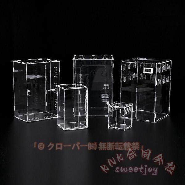 防水設計: 装飾用および水景用品用のグリッドを備えた背面、防水性、頑丈な職人技により、水が内部に漏れないようにします。磁気ドア：爬虫類テラリウムタンクは、掃除や交換のために簡単に開くことができる磁気ドアで設計されており、ペットが逃げるのを効...