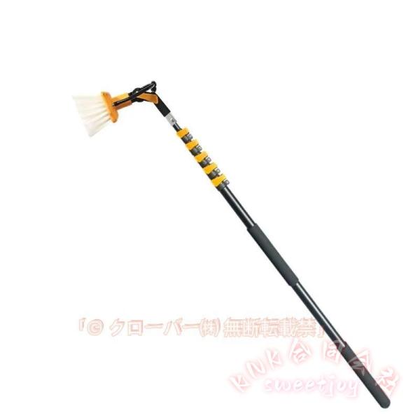 高所掃除ブラシ 外壁掃除 3.6m~9m 給水伸縮ブラシ 35Cmブラシヘッド 窓ガラス/壁掃除 高所ワイパー 業務用 超ロングポール 取り外しが簡単