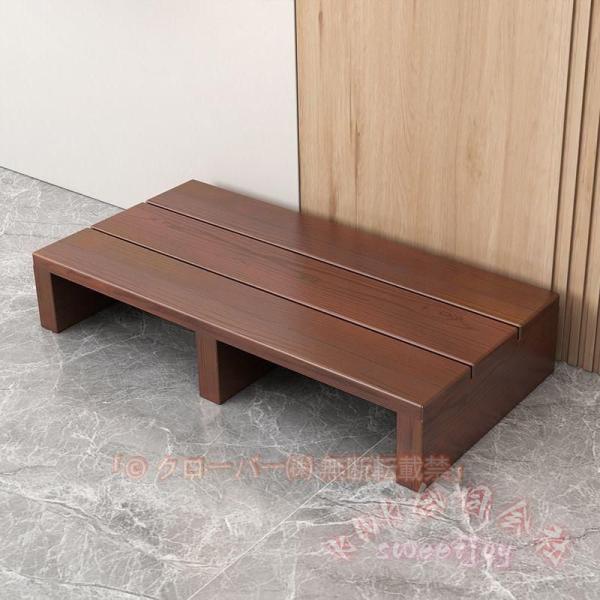 玄関台木製 玄関踏み台 ステップ段差 幅60/80cm ステップ 補助台 おしゃれ 靴収納 滑り止めマット 耐荷重200kg キッチンやバルコニーに最適 完成品