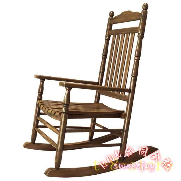 【商品名】　ロッキングチェア 木製のロッキングチェア 屋外/屋内/ポーチ用、 ヘビーデューティー 大きなロッキングゼロ重力チェア 大人/シニア向け、 居 【商品説明】　・【そり台】：椅子の脚は上品なそりのように湾曲しており、前後に揺れます。...