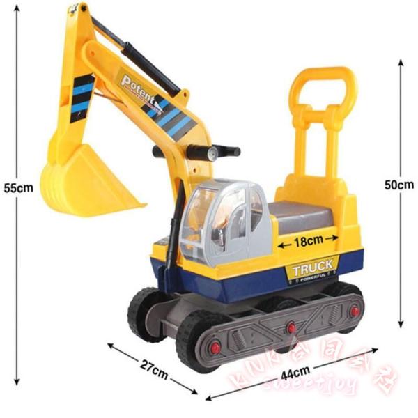 車 おもちゃ 乗用玩具 足けり ショベルカー 乗れる 男の子 乗り物 乗用ショベルカー 付き プレゼント クリスマス 足けり乗用玩具 子供 知育玩具