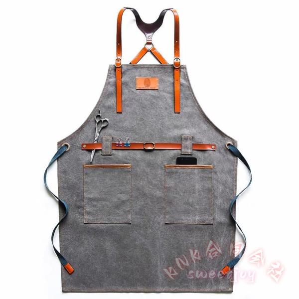 With deep pockets; The space is large enough to hold spice pots, eggs, pliers, spatulas, spoons, etc. It is durable and ...