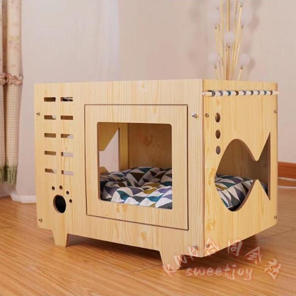 住まい、インテリア ペット用品 猫 ハウス、ベッドシングルゲート、ファクション、簡約、磨耗抵抗、防腐、通気 無臭対象：猫製品の特徴：豪華 多機能色：写真の通りサイズ：★モニターや光効果が異なるため、実際の色は画像とはわずかに異なる可能性がご...