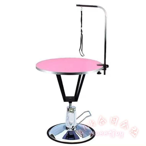 ★100％の真新しい油圧リフト360°回転グルーミングテーブルは、油圧ポンプとリフティング、テーブルが回転してロックすることができます★材料：デスクトップゴム滑り止め表面テクスチャと組み合わせからなるMDFパネルです。これは、傷のつきにくい...