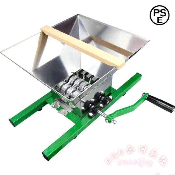 素材：ホッパー：食品級ステンレス. ホッパーサイズ：35×31×21cm 歯車材料：アルミニウム合金，重鋼歯車鋳物の錆と耐食性。ブラケット材料：スチール 製品重量：6.4KG. 重鋼歯車：頑丈なアルミニウム合金ギア、独特の複数の歯が交互に噛...