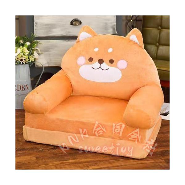 ●折りたたみサイズ（約）：50*45cm。展開サイズ（約）：50*45*80cm●【安心な材質】キッズチェアは高品質なPP綿素材を採用して、健康で、快適で、無毒、ふわふわして肌触りがよく、安定性に優れている。転倒防止の広い背もたれがあり、と...