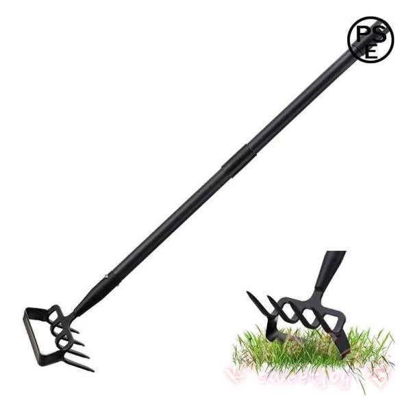 【幅広い用途】この草刈り機は必要な庭の鋤の道具で、草取り、溝を開け、種を蒔き、土を放し、種を蒔き、栽培し、野菜や花を植え、雑草を抜くなどに適用します。【絶妙な素材・便利ツール】庭鍬は錆びにくい高品質なステンレス製で、市場にある多くの木製ハン...