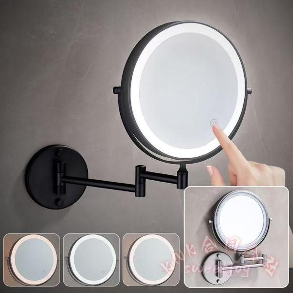 高品質の素材: 真鍮フレームとクリスタルシルバーガラスによる高品質の作りで、耐久性のある素材は真鍮で、壊れにくく、7層の電気メッキ層があり、合計30μm以上で、どんな悪環境にも立ち向かうのに十分な強度があります。 両面ミラーは、グレアフリー...