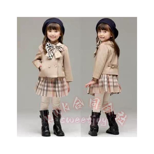 ■商品説明■生地の厚さ：普通　 生産国：中国【カラー】写真参考※画面上と実物では多少色具合が異なって見える場合もございます。ご了承ください。【素材】ポリエステル セット内容：ス+スカート+リボン◆サイズ(約)100(着丈35cm、胸囲65c...