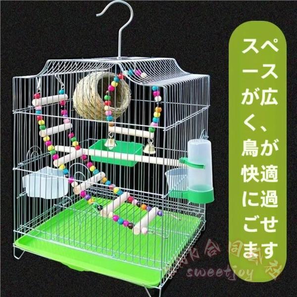 ■商品詳細：カラー：/画像通りサイズ：/フリーサイズフリーサイズ(単位:cm)：長32*幅31*高44/網の間隔：1.2素材：鉄、PVC■キーワード検索：バードケージ 鳥籠 鳥用品 ペット用品 ペットケージ ゲージ 鳥かご 文鳥 おうむ 小...