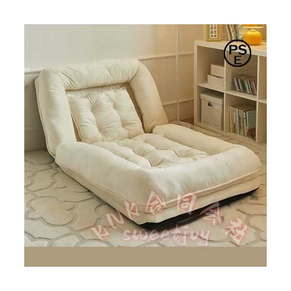 【非常に柔軟なデザイン】：この多機能なソファチェアは、金属フレームを採用した背もたれで、90°から180°まで調整できます。この折りたたみ可能なフロアチェアクッションは、6つの異なるロック位置があり、自然な座り姿勢に簡単に調整できます。人間...