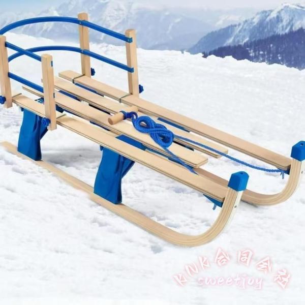 【ダブルスラット背もたれ】- このスレッドの高いダブルスラット背もたれは、座る際に追加のサポートが必要な子供に最適で、追加の保護を提供します。【ワイドベースデザイン】- 幅広のベースにより、この幼児用木製そりは安定して安全に乗ることができ、...