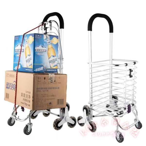 【スーパーマーケットへの旅】この食料品カートを使用して、すべての食品と農産物を市場からキッチンに運びます。ファーマーズマーケットへの旅行に最適です。プラスチック製の食料品の袋を捨て、車輪の付いたこの食料品の運搬車と一緒に行きます。【軽量で頑...