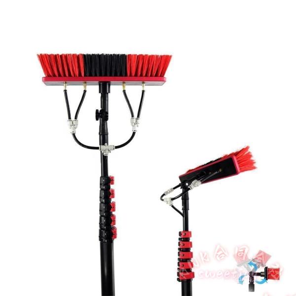 ◆【外壁洗浄ブラシ太陽電池パネルクリーニングツール材質選定】強化アルミのカーボン合金チューブを、高硬度、防錆、軽量、耐熱性、耐食性、持ち運びに便利です.◆【やわらかいスポンジで覆われたハンドルがブラシヘッド】太陽光パネル 洗浄ブラシをしっか...