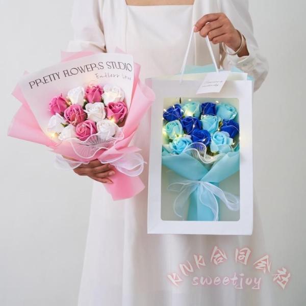 ソープフラワー 石鹸花 造花 枯れない花 花束 花 薔薇 バラ ローズ ギフト プレゼント 就職祝い 新築祝い 退職祝い 結婚祝い 開店祝い 引越し祝い 卒業祝い 入学祝い 推し活 バレンタイン 誕生日 母の日 かわいい 結婚記念日 お見舞...