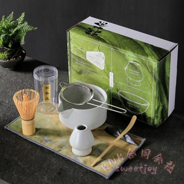 プレミアム抹田セレモニーセット。 7個/セット、内容:: 竹泡立て器1個、竹製スコップ(茶匠)1個、セラミックボウル(茶碗)1個、18オンス、セルメック泡立て器1個。 1 x セラミックスクープスタンド、1 x コットンティークロス(チャキ...