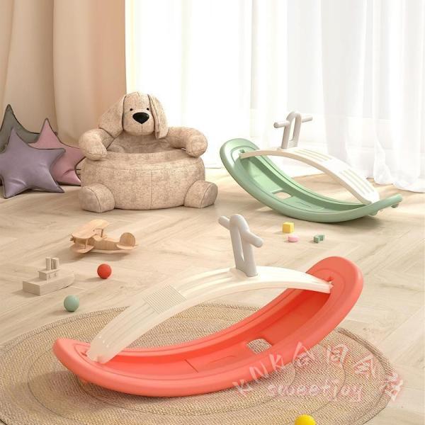 1台2役バランスボード×ロッキングポニー おもちゃ 木馬　ロッキングホース 木馬 乗り物 トレーニング 子供用 室内遊び アスレチック ヨガ ボード　運動能力