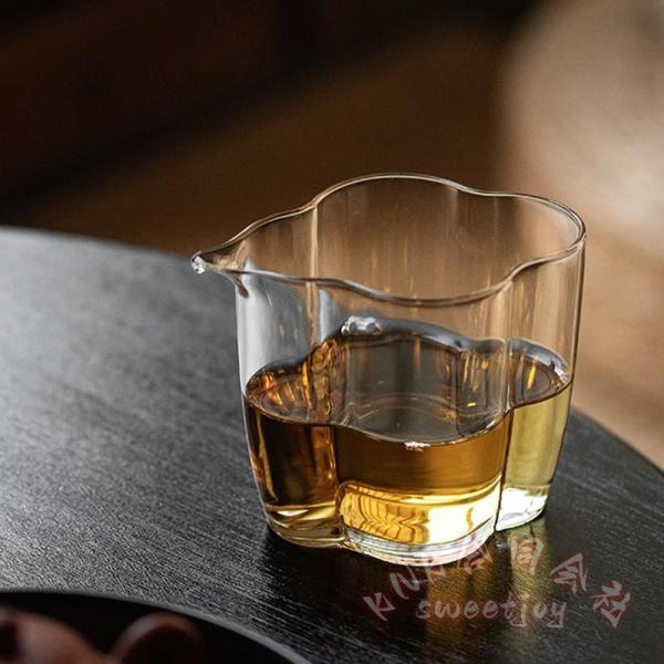 中国伝統茶器 公道杯 茶海 ガラス製 中国茶 台湾茶 烏龍茶 ウーロン茶 茶葉