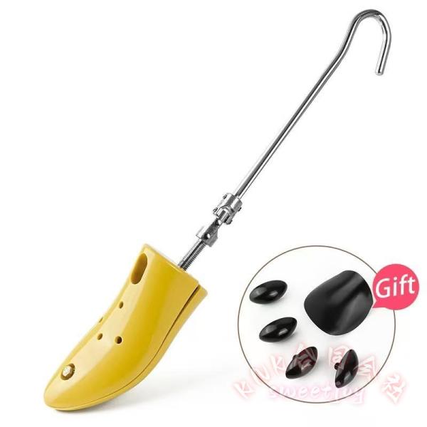 甲の高さの悩みを解決する伸張器です。ブーツの型崩れ防止にも使えます。先が曲がる構造になっているのでフィット感と使い勝手がバツグンです左右どちらも使えるストレチャーになります。海外からの輸入品のため、ハンドルや本体などにキズなどが見られる場合...