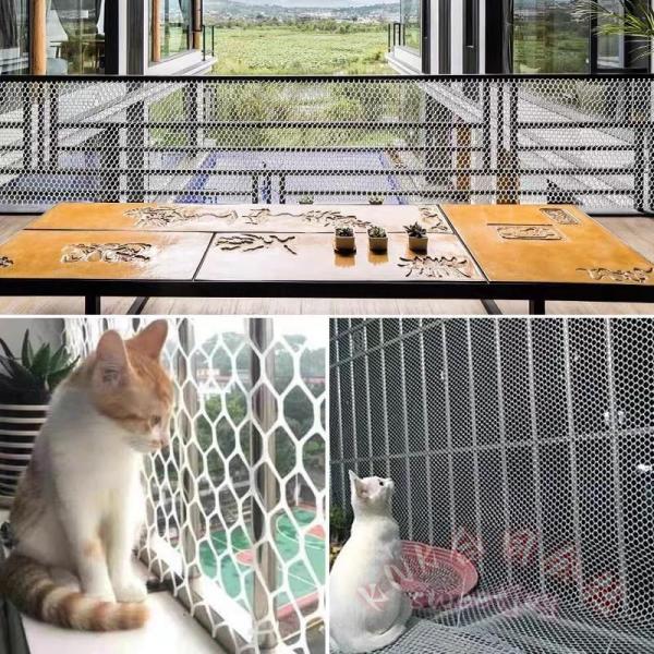 【多機能】バルコニー、デッキレール、階段のバッシスタ、フェンス、もっと屋内＆屋外での使用に適しています。安全ネットは赤ちゃんの安全性を向上させるだけでなく、ペットやおもちゃが脱落するのを防ぐ【耐久資材】子供のための安全ネットの材料は高品質で...