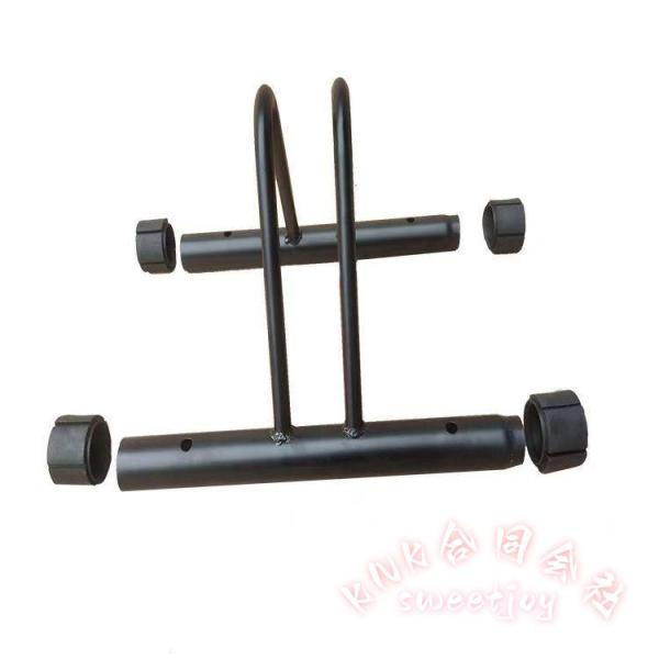 ??【高品質素材】: 自転車 スタンドは、軽量で耐久性があり、耐腐食性のある頑丈な管状鋼でできており、黒い防錆粉体塗装が施されているため、フロアの自転車スタンドが何年も安定します、使用の。??【強力な構造】細かい四角と丸のスチールチューブで...