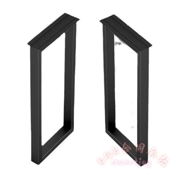 テーブルの脚は太い25x50mm角枠鉄脚でできており、表面は高温ベーキングワニス加工を採用し、シームレスに溶接され、丈夫でしっかりしており、揺れません。2本のテーブル脚は約400kgの荷重に耐えます。お好きな木材で簡単DIY: お好みの天板...