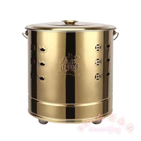 【焼却炉は十分に改善されます】: 私達のドラム缶焼却炉 ステンレスの大箱は 900°C 高温、変形および長い耐用年数に抗できる専門等級の高温抵抗力がある 410 ステンレス鋼から成っています【絶妙な詳細】：庭のタンク火災ビンは、ドア、反焦げ...