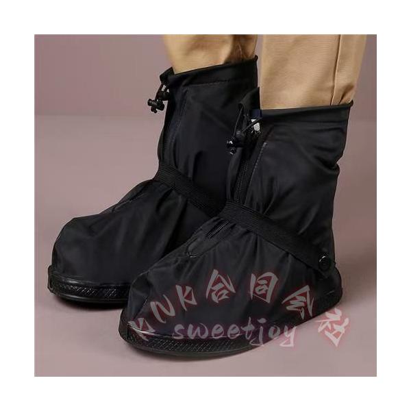 シューズカバー 防水 メンズ レディース レインシューズ 靴カバー 黒 透明 大きいサイズ バイク 雨用 雨具 自転車 通学 靴 レインシューズカバ◆靴の上からすっぽり履ける「靴のレインコート」◆軽量でコンパクトに折りたためるので持ち運びに...