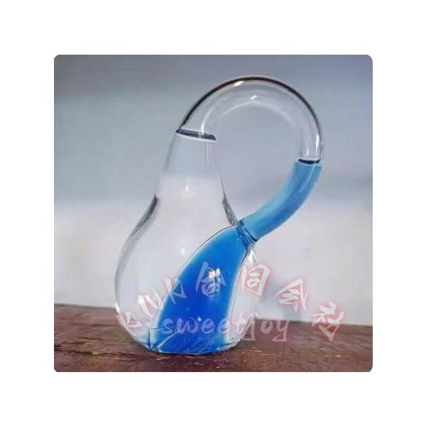 【クラインの壺】数学や物理学の学生、科学者、コンピュータープログラマーへの理想的なギフトです。 ネズミ捕りとしては使用できません。【手作り製品】古代の伝統的な手作り製品、純粋なガラス製のクラインガラス瓶のおもちゃ。【テクノロジー】8?12歳...