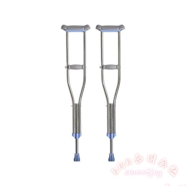 商品詳細：■素材：グリップ：TPR／PP、シャフト：アルミニウム■サイズ：画像表示をご参考ください■重さ：約780g（1本あたり）耐荷重:約100kg■商品特徴?杖の本体部分は軽量の特殊アルミを使用、より軽くて堅いです。長時間にわたって使え...