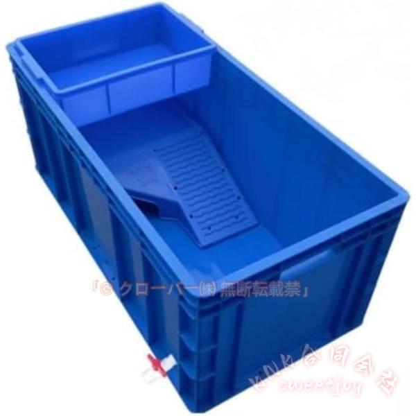 【多目的飼育ボックス】給餌エリア、休憩エリア、這いエリア、潜水水泳エリア、日よけ、日光浴を備えた休憩場所を提供し、複数の亀が混雑せず、石や砂を置くことができます。【大型亀水槽】ニーズに応じて適切なサイズを選択してください.ペットが遊ぶのに十...