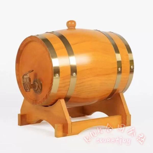 オークワイン樽ベース付き 家庭用 熟成ウイスキー用オーク樽大容量 木製バケツ アルコール 発酵酒 醸造 ワインサーバー 貯蔵用 ブランデー ウィスキー テキーラ*小さなスクラッチや衝突が発生する可能性がありますが、使用に影響しない場合は返品...