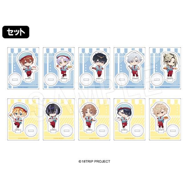 18TRIP×スイパラ Cafe トレーディングアクリルスタンド TypeA 1SET/10個入●商品仕様【サイズ】80×60mm【素材】アクリル【製造国】日本【必ず購入前にご確認ください】※キャラクターはお選びいただけません。※ご入金後の...