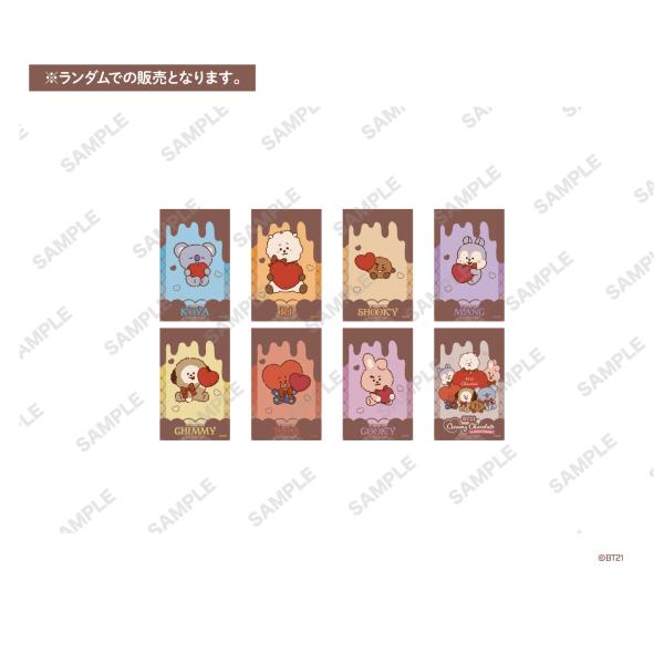 BT21 Creamy Chocolate トレーディングカード(2枚入り)●商品仕様【サイズ】約W54×H86mm【素材】紙【製造国】日本【必ず購入前にご確認ください】※キャラクターはお選びいただけません。※ご入金後のキャンセルは受け付け...