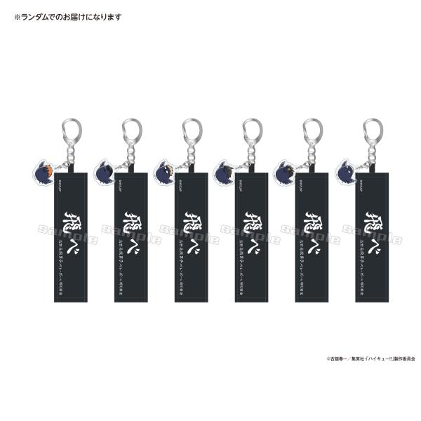 ハイキュー!!×スイパラ 第3弾 トレーディングタオルキーホルダー●商品仕様【サイズ】本体：約H140×36mm以内チャーム：約30×29mm以内【素材】アクリル・ポリエステル【製造国】中国【必ず購入前にご確認ください】※キャラクターはお選...
