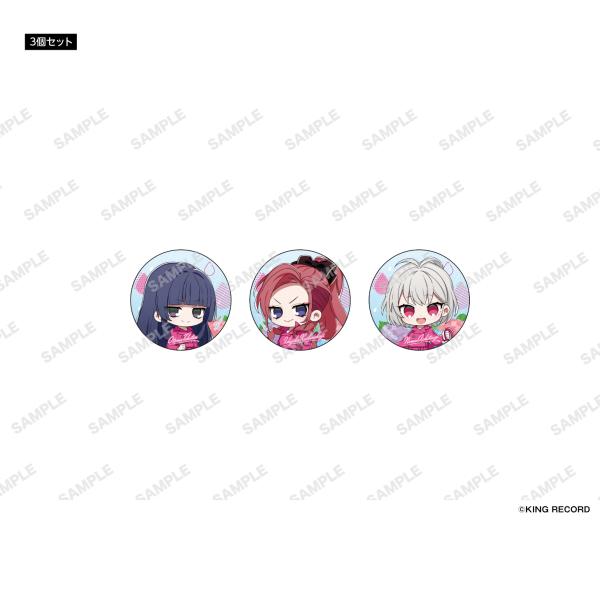 ヒプノシスマイク×スイパラ 第8弾 缶バッジ3個セット　言の葉党※ホログラム仕様です。●商品仕様【サイズ】約57φmm【素材】紙・ブリキ【製造国】日本【必ず購入前にご確認ください】※ご入金後のキャンセルは受け付けておりません。※こちらの商品...