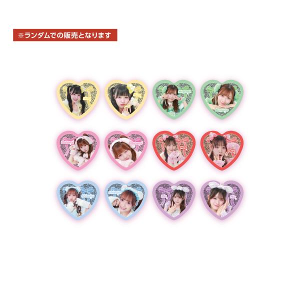 Pixel Ribbon Collaboration Cafe ランダムハート型グリッター缶バッジ●商品仕様【サイズ】W57mm×H52mm【素材】紙・鉄【製造国】日本【必ず購入前にご確認ください】※メンバーはお選びいただけません。※ご入金...