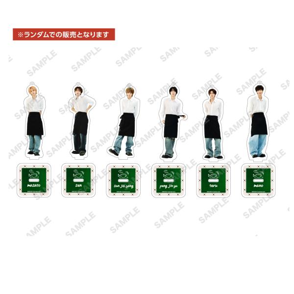 VAYONN コラボレーションカフェ トレーディングアクリルスタンドキーホルダー●商品仕様【サイズ】約H12.5mm【素材】本体：アクリルボールチェーン：鉄【製造国】日本【必ず購入前にご確認ください】※メンバーはお選びいただけません。※ご入...