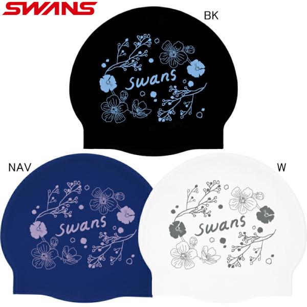 ◇スタイル◇シリコーンキャップフリーサイズ両面同一プリント(SWANSロゴは片側のみ)日本製◇特　徴◇伸縮性のあるシリコーン素材でしめつけ感を抑え、表面のコーティングにより髪が濡れにくい◇材　質◇シリコーン◇カラー◇BK ブラックNAV ネ...