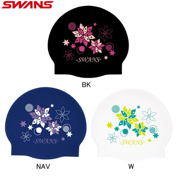 ◇スタイル◇シリコーンキャップフリーサイズ両面同一プリント(SWANSロゴは片側のみ)日本製◇特　徴◇伸縮性のあるシリコーン素材でしめつけ感を抑え、表面のコーティングにより髪が濡れにくい◇材　質◇シリコーン◇カラー◇BK ブラックNAV ネ...